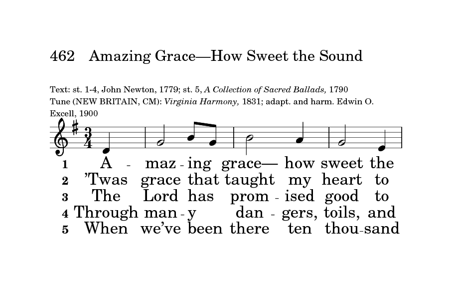 Amazing Grace Print