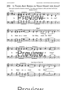 Is There Any Room in Your Heart for Jesus? | Hymnary.org