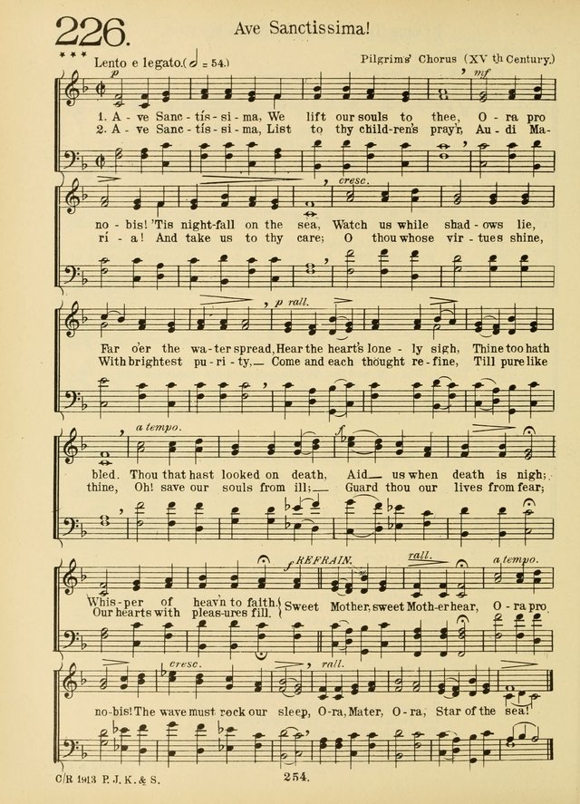 Ave Sanctissima We Lift Our Souls To Thee