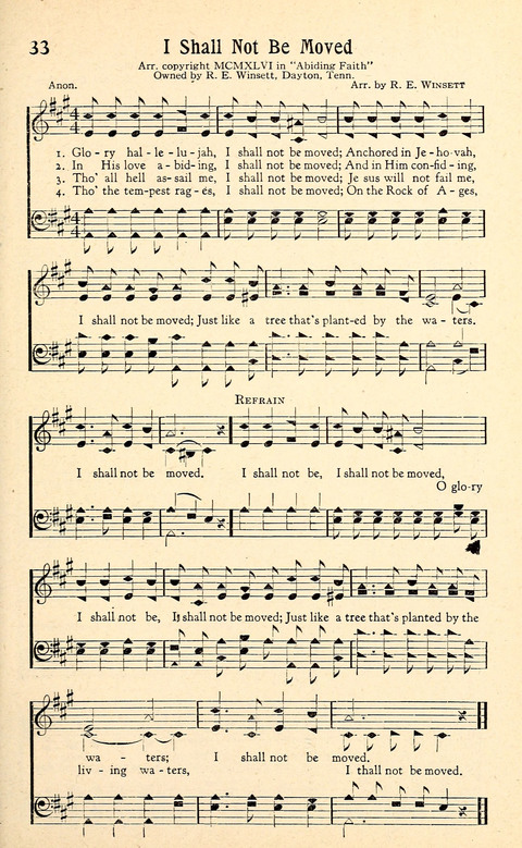 I Shall Not Be Moved | Hymnary.org