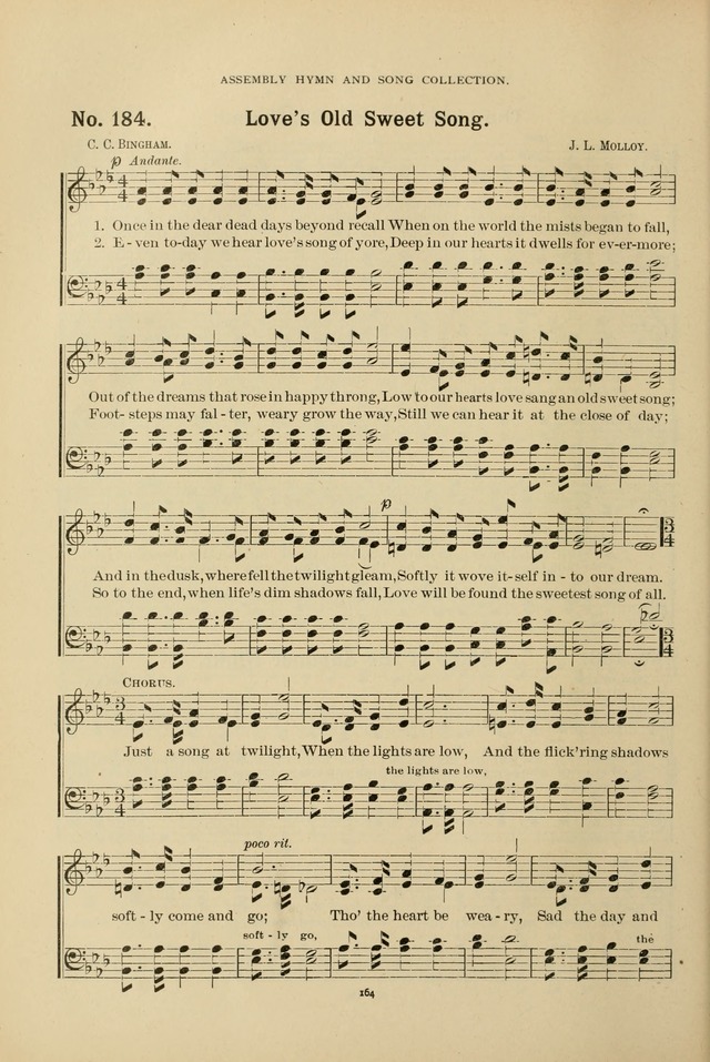 The Assembly Hymn and Song Collection: designed for use in chapel ...