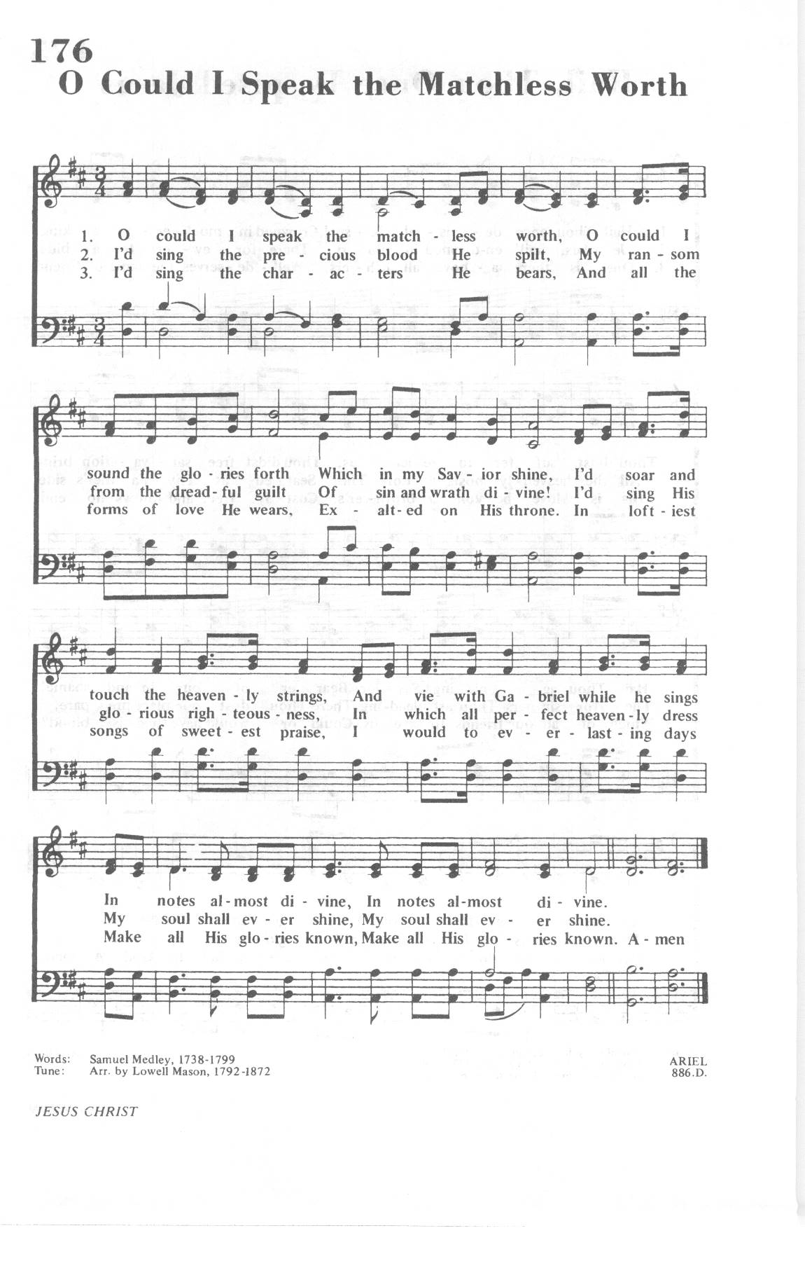 African Methodist Episcopal Church Hymnal Page 184