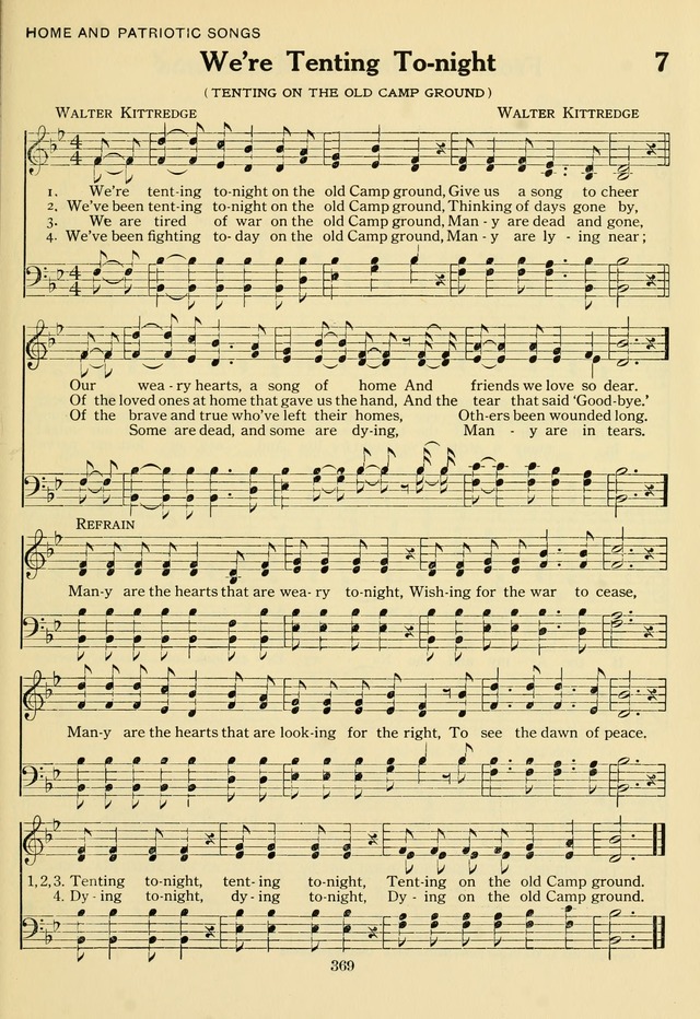 We're Tenting Tonight | Hymnary.org