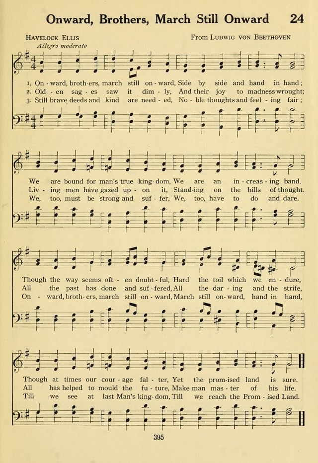 Onward, brothers, march still onward | Hymnary.org