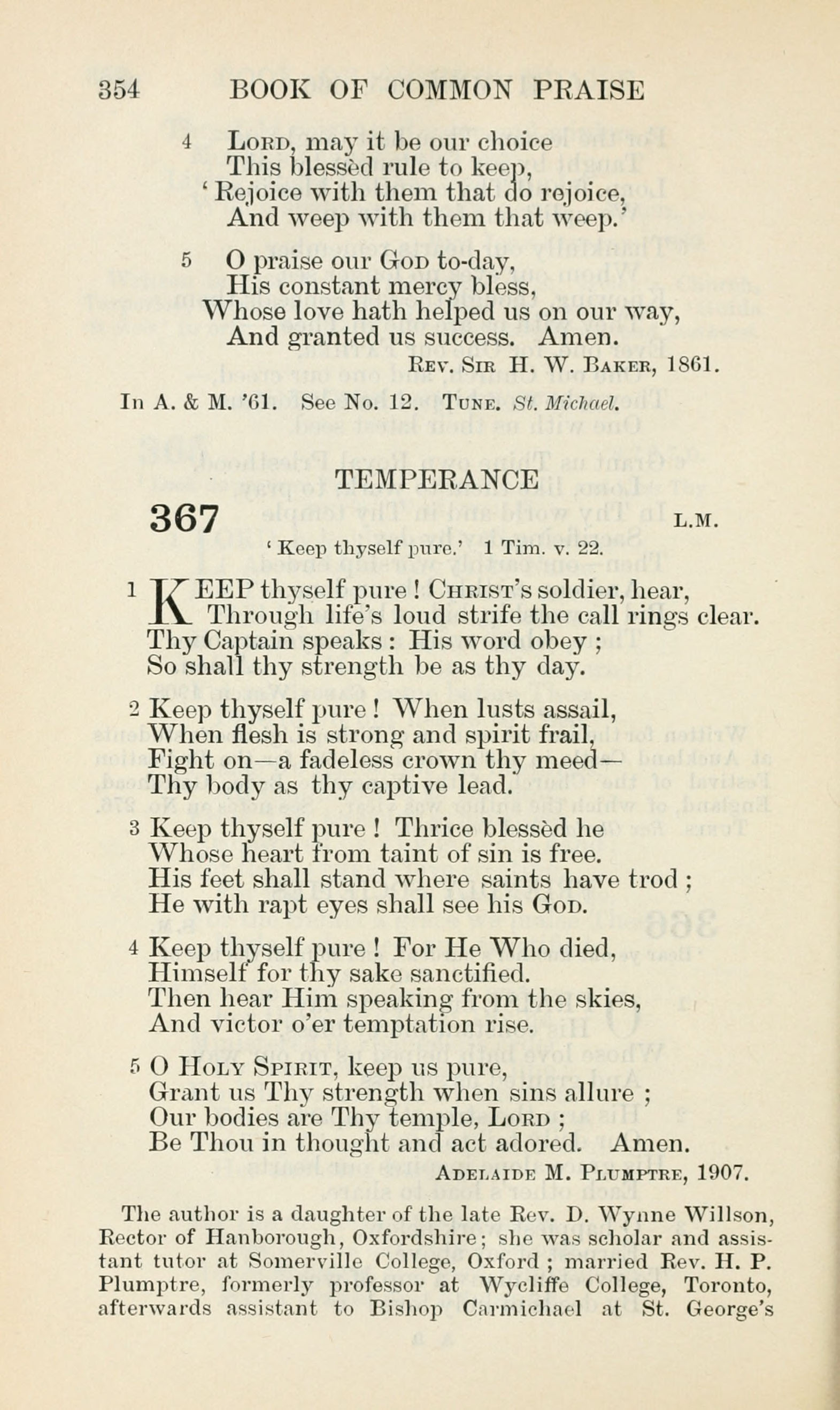 The Book of Common Praise: being the Hymn Book of the Church of England ...