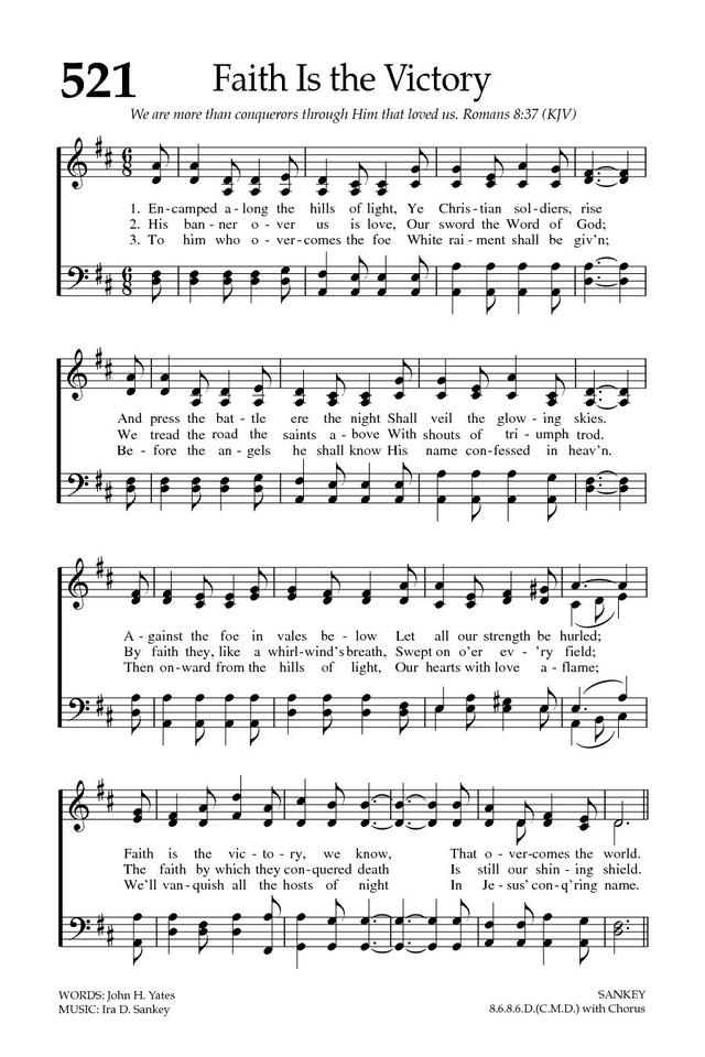 Encamped along the hills of light | Hymnary.org