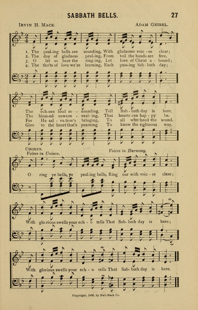 [The pealing bells are sounding] | Hymnary.org