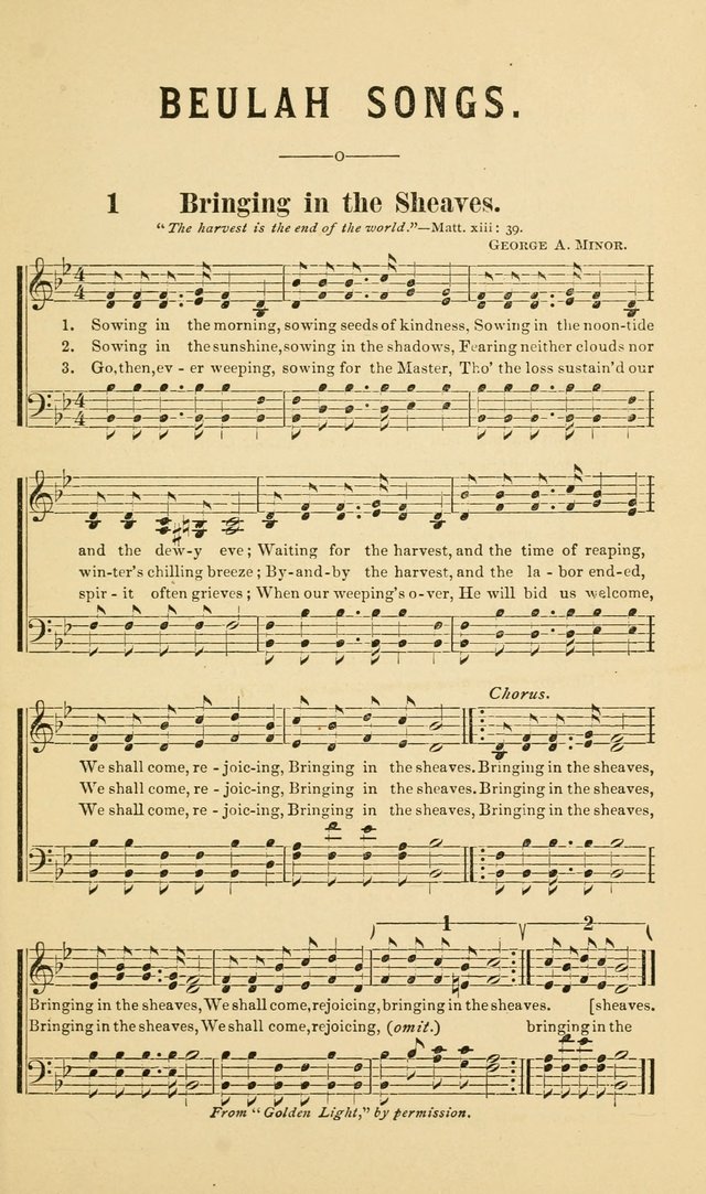 Beulah Songs: a choice collection of popular hymns and music, new and ...