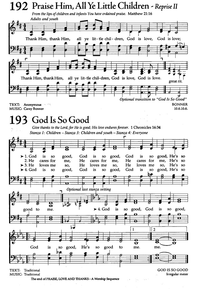 The Celebration Hymnal Songs And Hymns For Worship Page 196