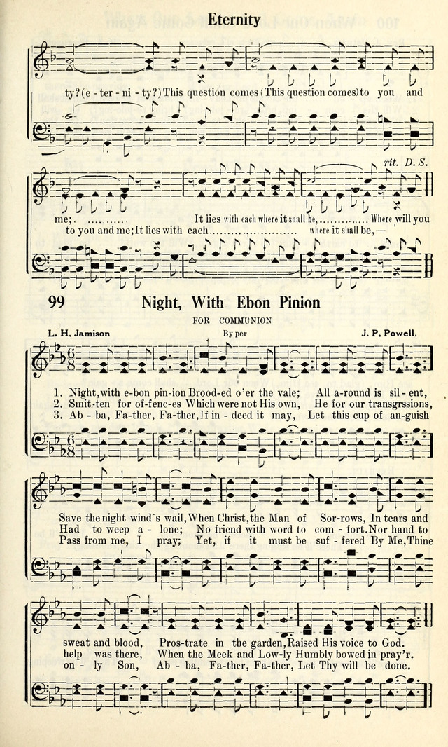 Night with ebon pinion brooded o'er the vale | Hymnary.org