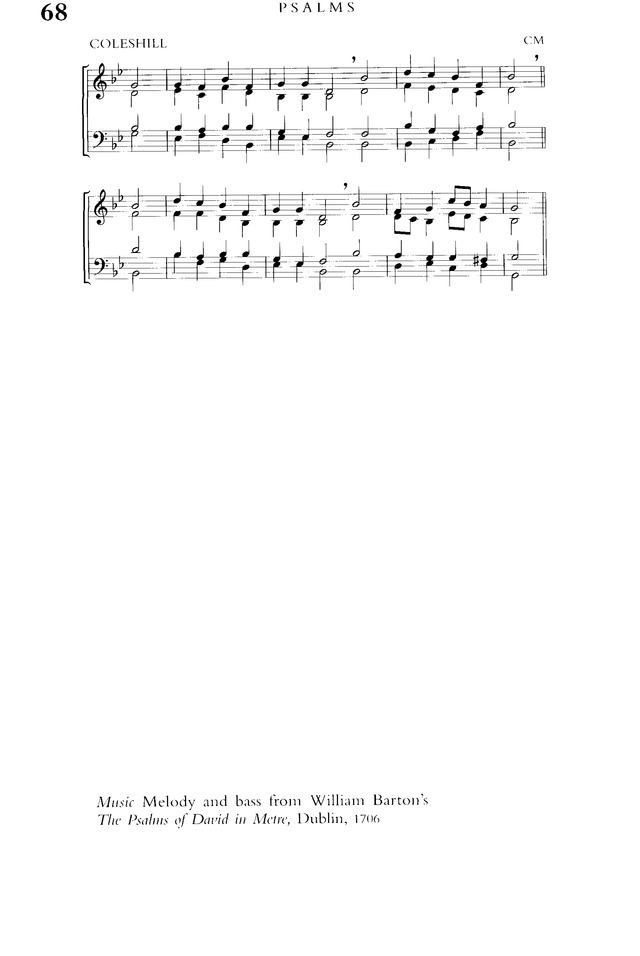 Church Hymnary 4th Ed 68 O Thou My Soul Bless God The Lord