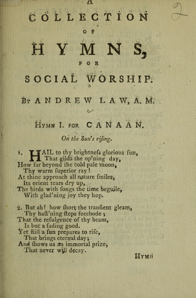 A Collection of Hymn Tunes from the most modern and approved authors ...