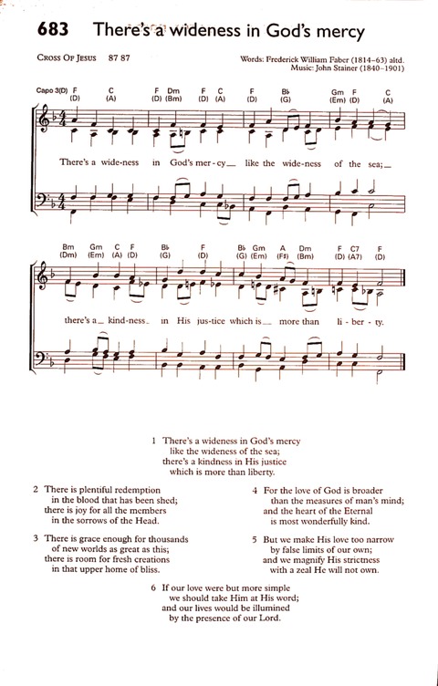 Complete Mission Praise 683. There's a wideness in God's mercy ...