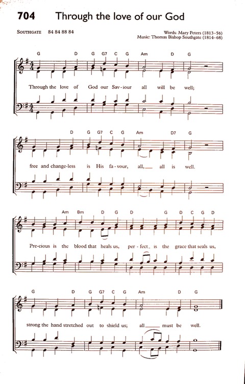 Complete Mission Praise 704. Through the love of God our Saviour ...