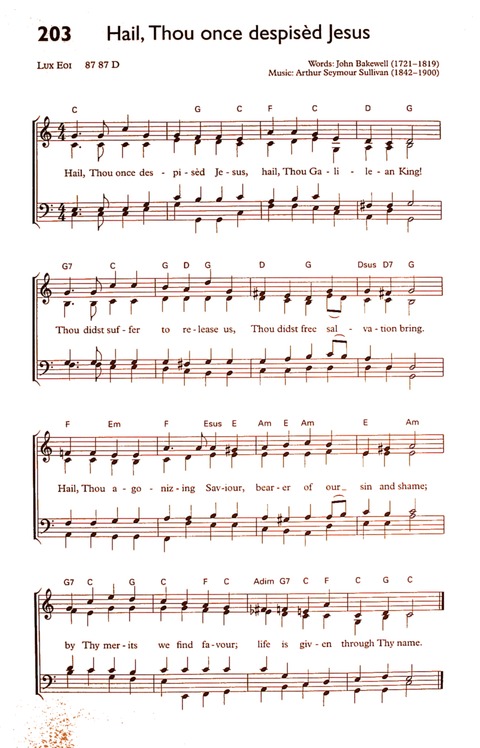 Complete Mission Praise 203. Hail, Thou once despiséd Jesus | Hymnary.org