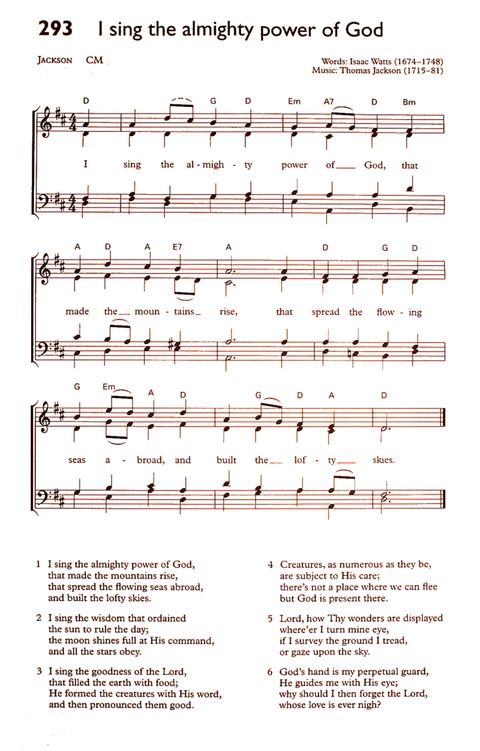 Complete Mission Praise 293. I sing the almighty power of God | Hymnary.org Complete Mission Praise 293. I sing the almighty power of God | Hymnary.org