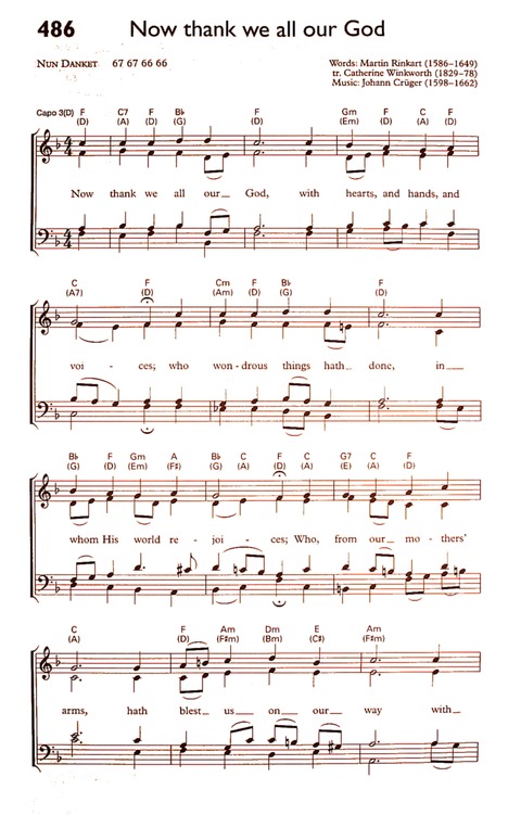 Complete Mission Praise 486. Now thank we all our God | Hymnary.org
