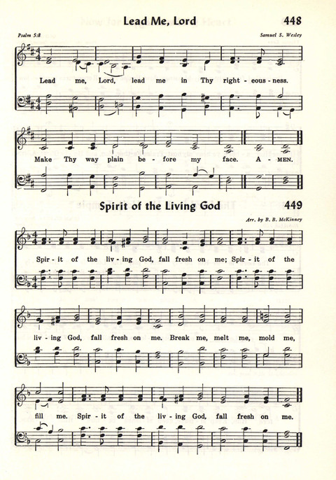 Christian Praise 449. Spirit of the Living God, fall afresh on me ...