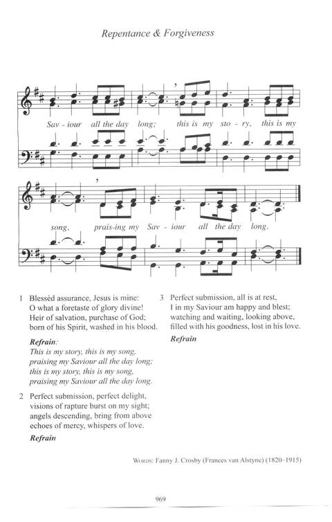 Cpwi Hymnal 497 Blessed Assurance Jesus Is Mine