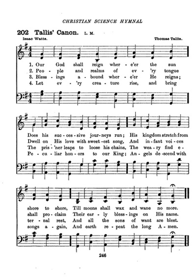 Christian Science Hymnal page 246 | Hymnary.org