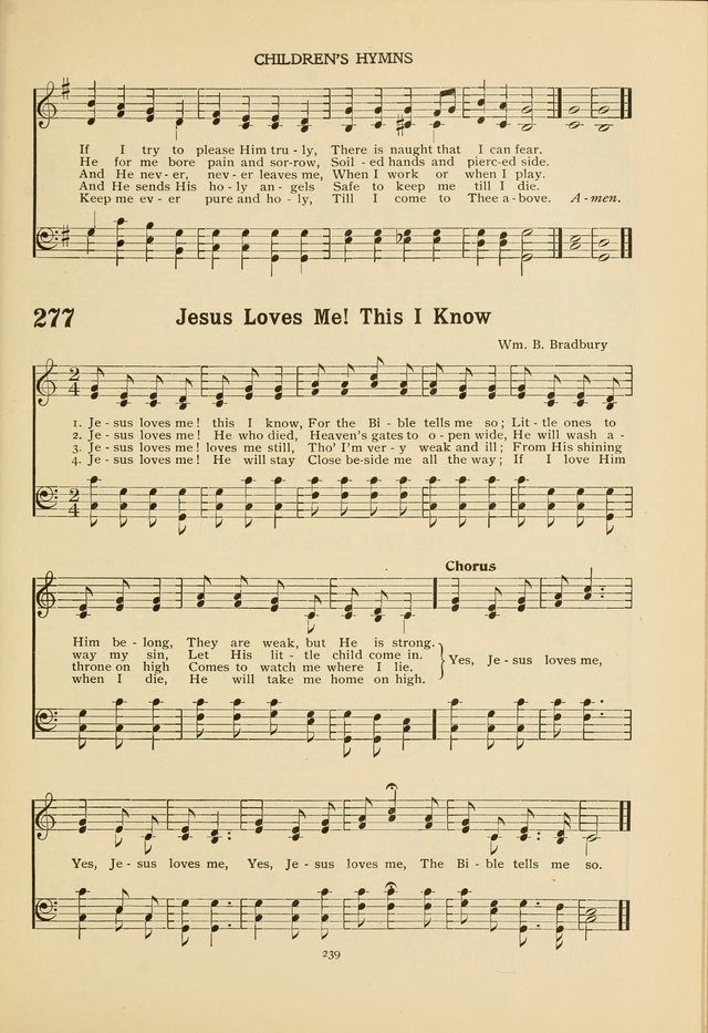 The Church School Hymnal 277. Jesus loves me! this I know | Hymnary.org