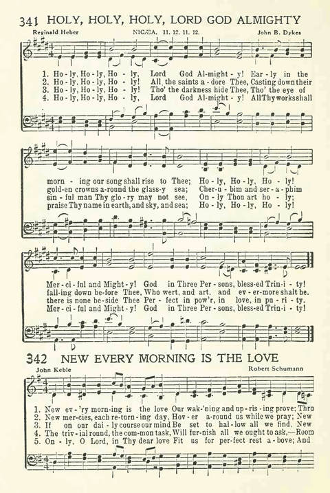 Church Service Hymns 341. Holy, holy, holy! Lord God Almighty | Hymnary.org