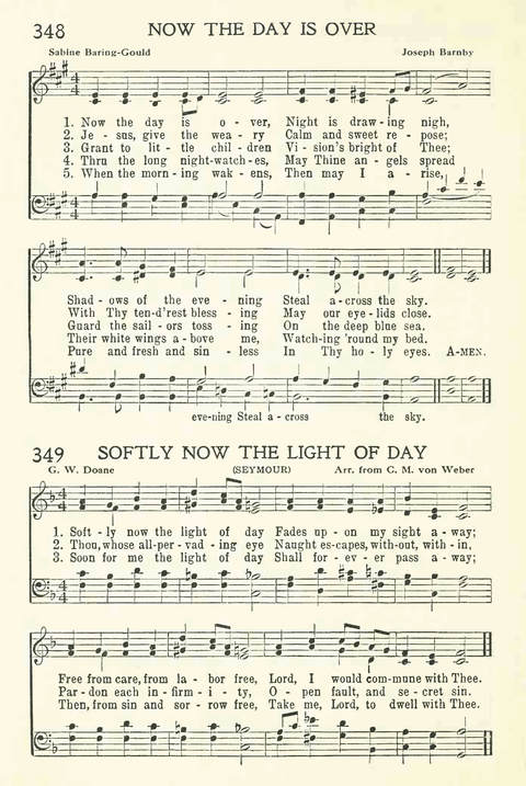 Church Service Hymns 348. Now the day is over | Hymnary.org