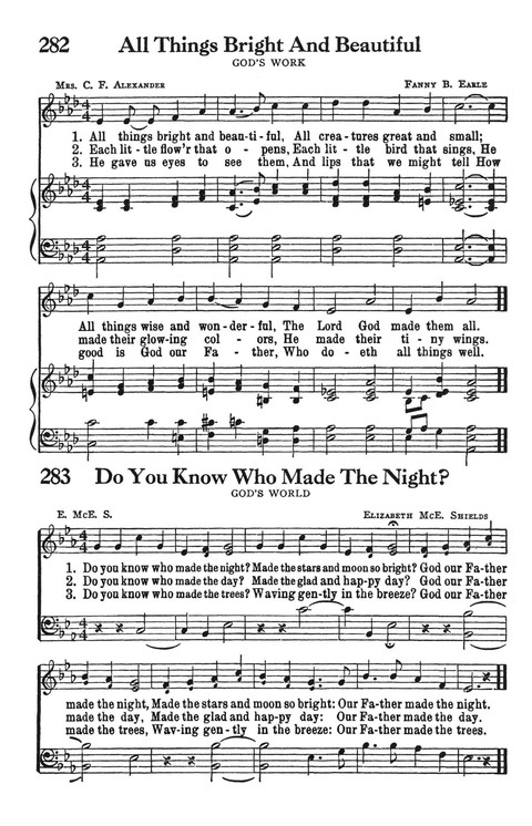 The Cokesbury Worship Hymnal 282. All things bright and beautiful ...