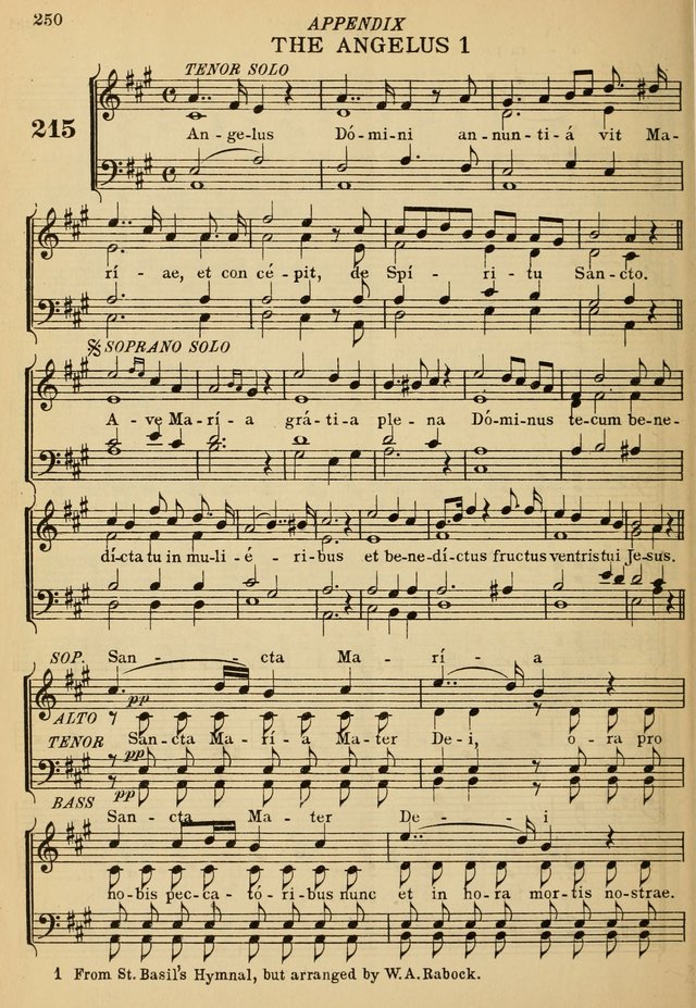 Angelus Domini nuntiavit Mariae | Hymnary.org