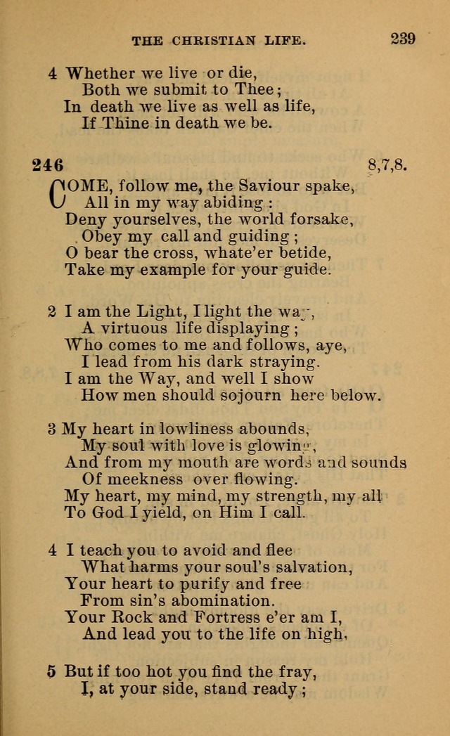 Evangelical Lutheran Hymn-book 246. Come, follow me, the Saviour spake ...