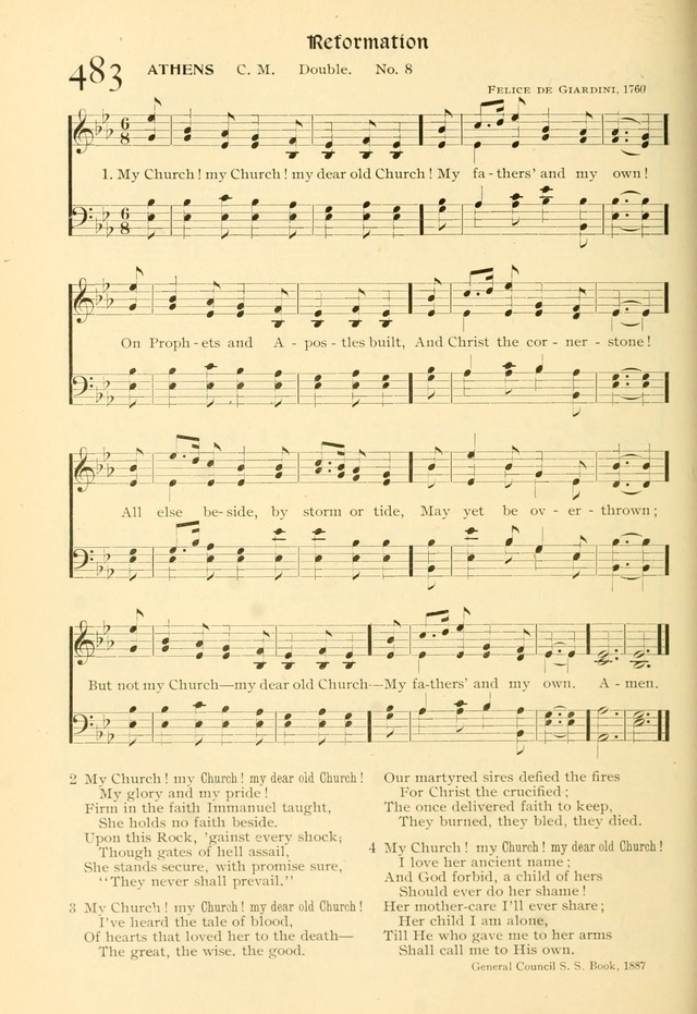 Evangelical Lutheran hymnal: with music page 479 | Hymnary.org
