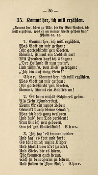 Kommt her, ich will erzählen | Hymnary.org