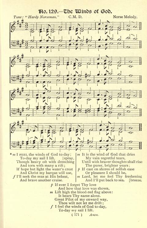 The Fellowship Hymn Book 129. I feel the winds of God today | Hymnary.org