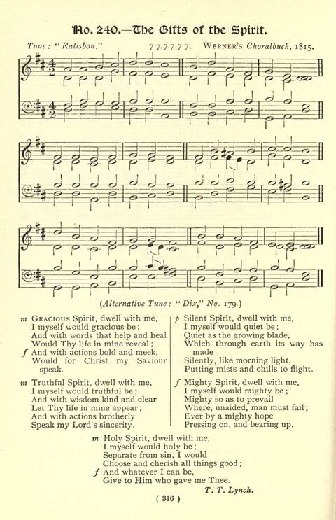 The Fellowship Hymn Book 240. Gracious Spirit, dwell with me | Hymnary.org