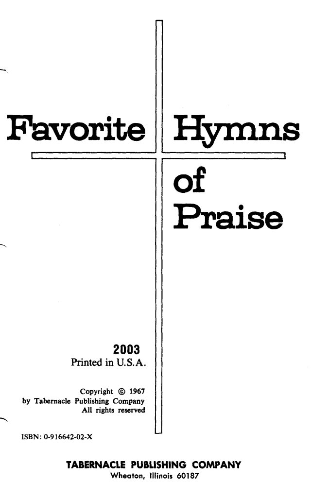 Favorite Hymns of Praise page 1 | Hymnary.org