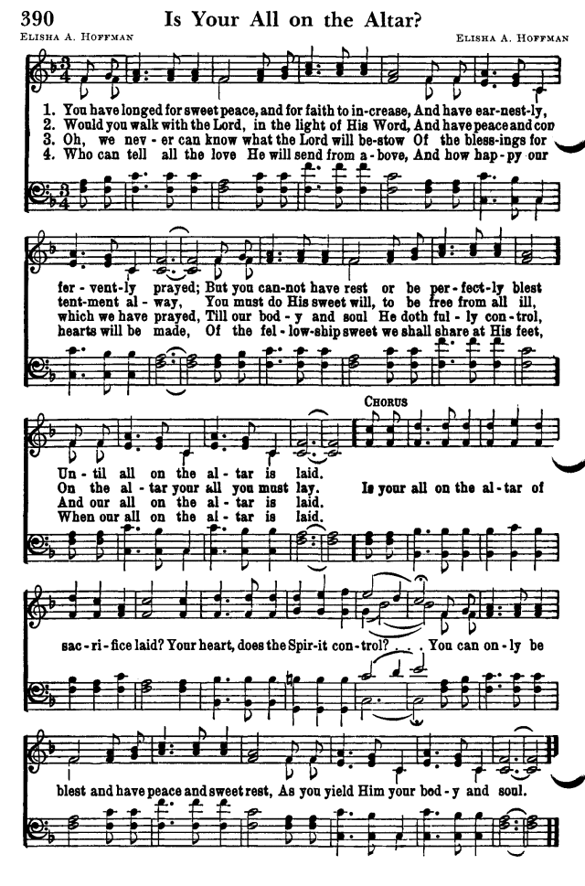 Favorite Hymns of Praise 391. All to Jesus I surrender | Hymnary.org