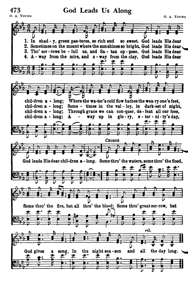Favorite Hymns of Praise 474. God hath not promised skies always blue ...
