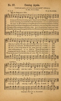 Jesus, my Savior, is coming again | Hymnary.org