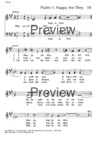 Psalm 1: Happy Are They | Hymnary.org