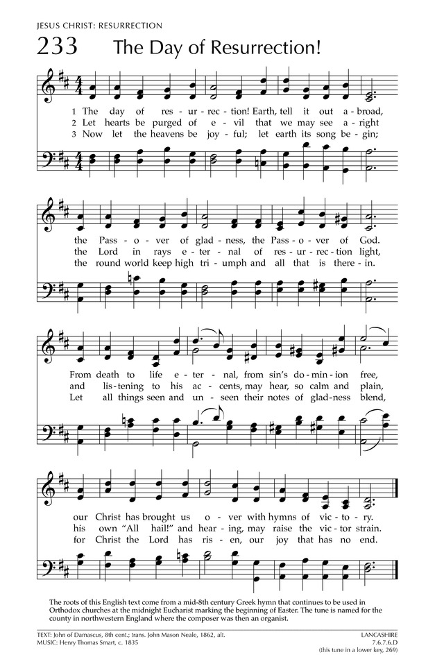 The Day of Resurrection - Hymnary.org