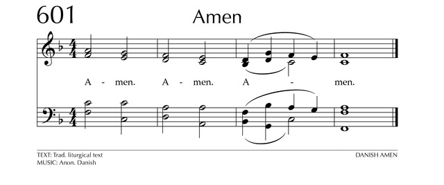 [Threefold Amen] (Danish) | Hymnary.org