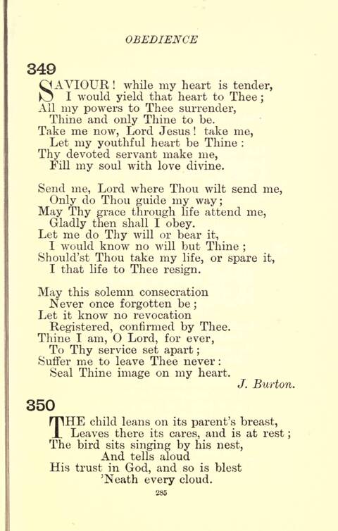 The Golden Hymn Book 349. Saviour! while my heart is tender | Hymnary.org