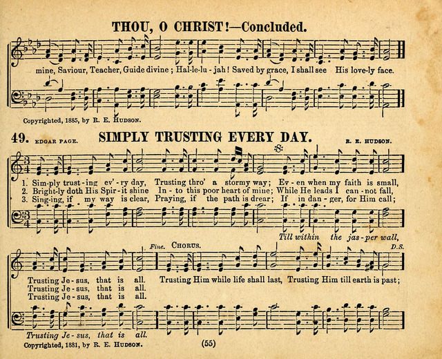 Gospel Jewels 49 Simply Trusting Evry Day