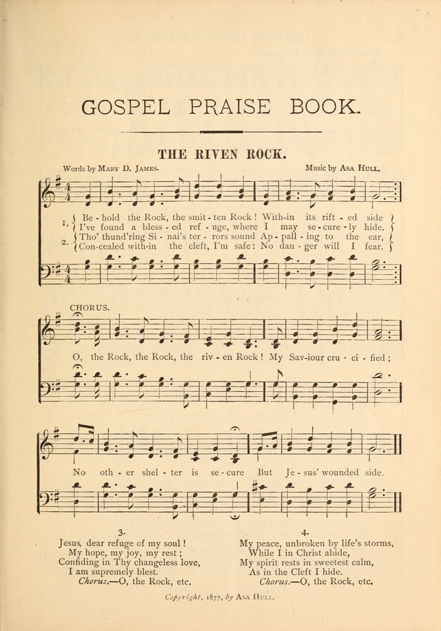 Gospel Praise Book.: a collection of choice gems of sacred song ...