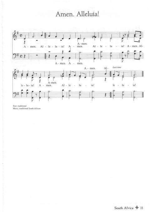 [Amen. Alleluia] (South African) | Hymnary.org