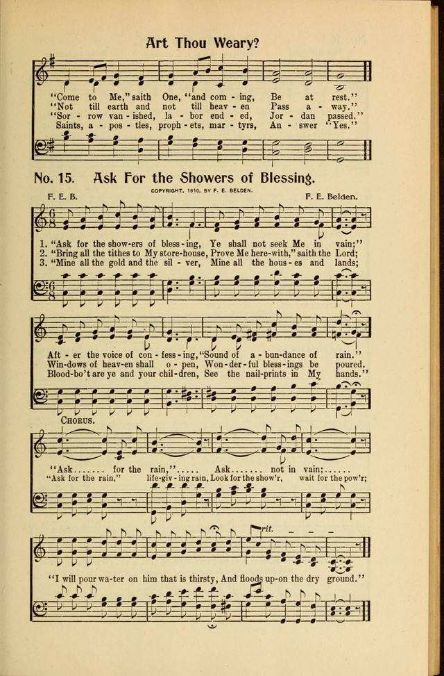 Ask for the showers of blessing | Hymnary.org