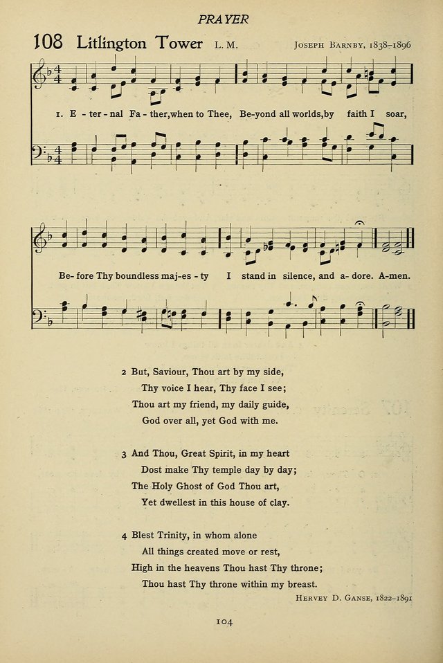 Eternal Father, when to Thee | Hymnary.org