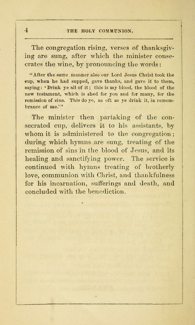 Hymns Arranged for the Communion Service of the Church of the United ...