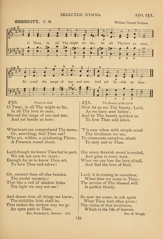Hymnal, Amore Dei. Rev. ed. a251. Now let us see Thy beauty, Lord ...