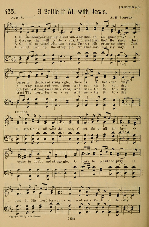 O Settle it All With Jesus | Hymnary.org